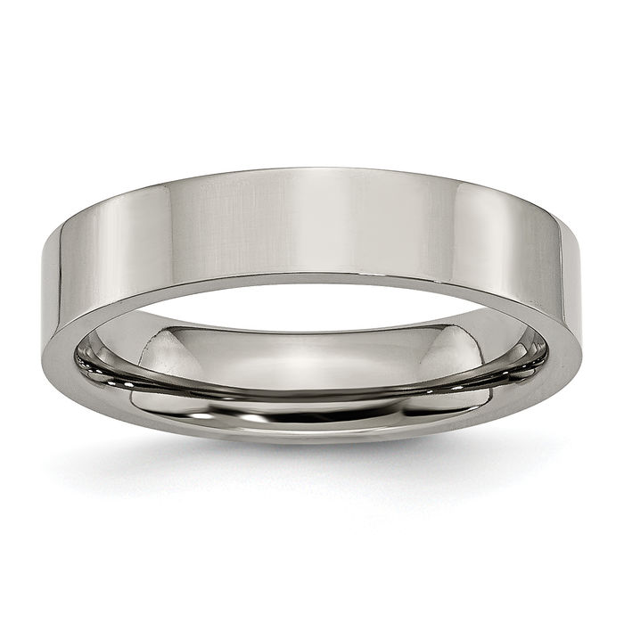 5mm titanium wedding band store